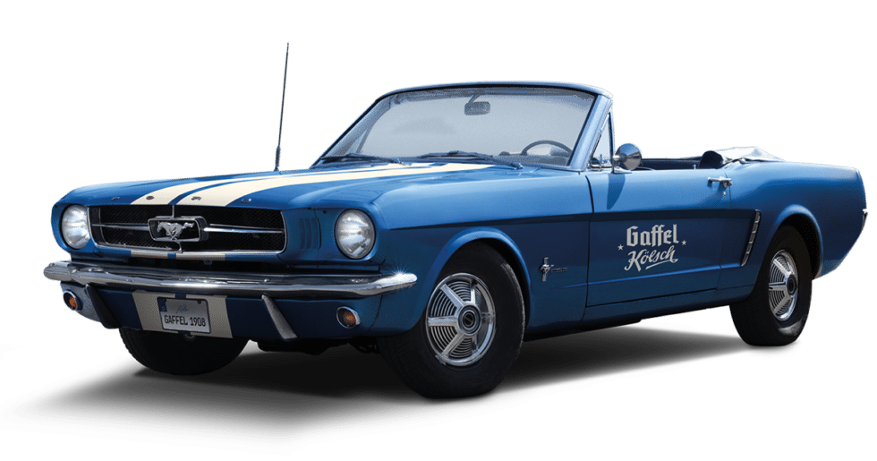 Gewinne einen legendären Ford Mustang - Gaffel
